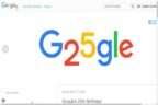 Google: Special 'G25gle' doodle marks 25th anniversary - Neemopani